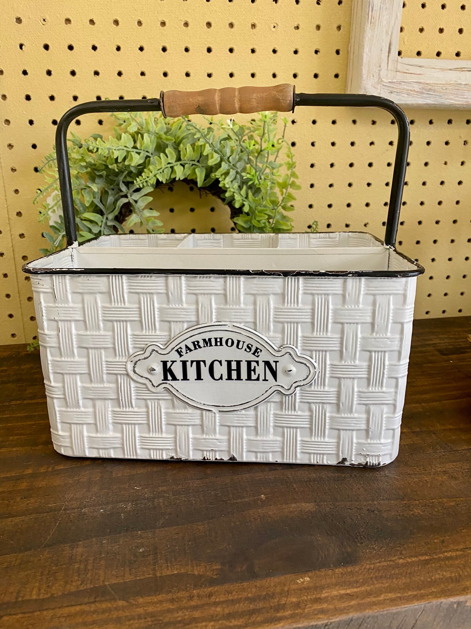 Farmhouse Kitchen Caddy - Etsy