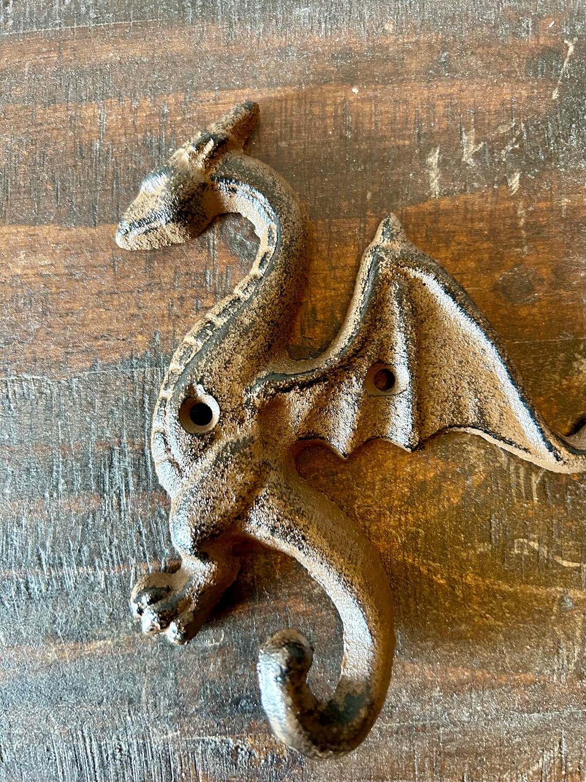 Dragon Wall Hook Cast Iron - Etsy