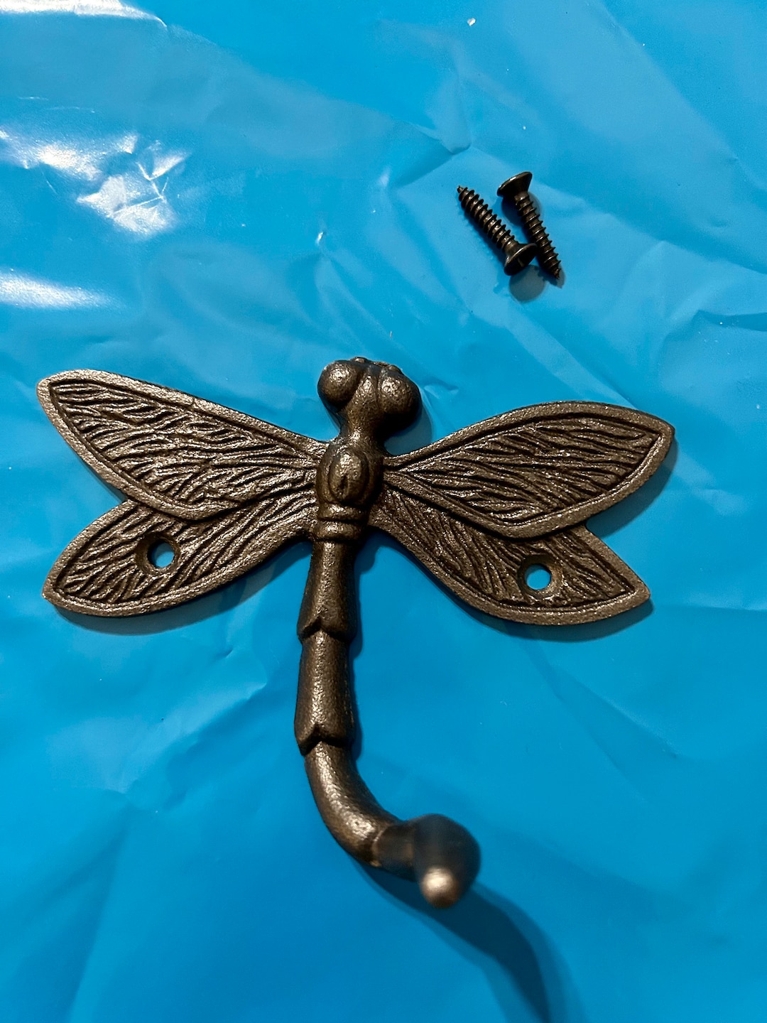 Dragonfly Wall Hook Cast Iron - Etsy