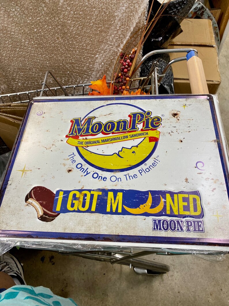 Moon Pie I Got Mooned Sign - Etsy