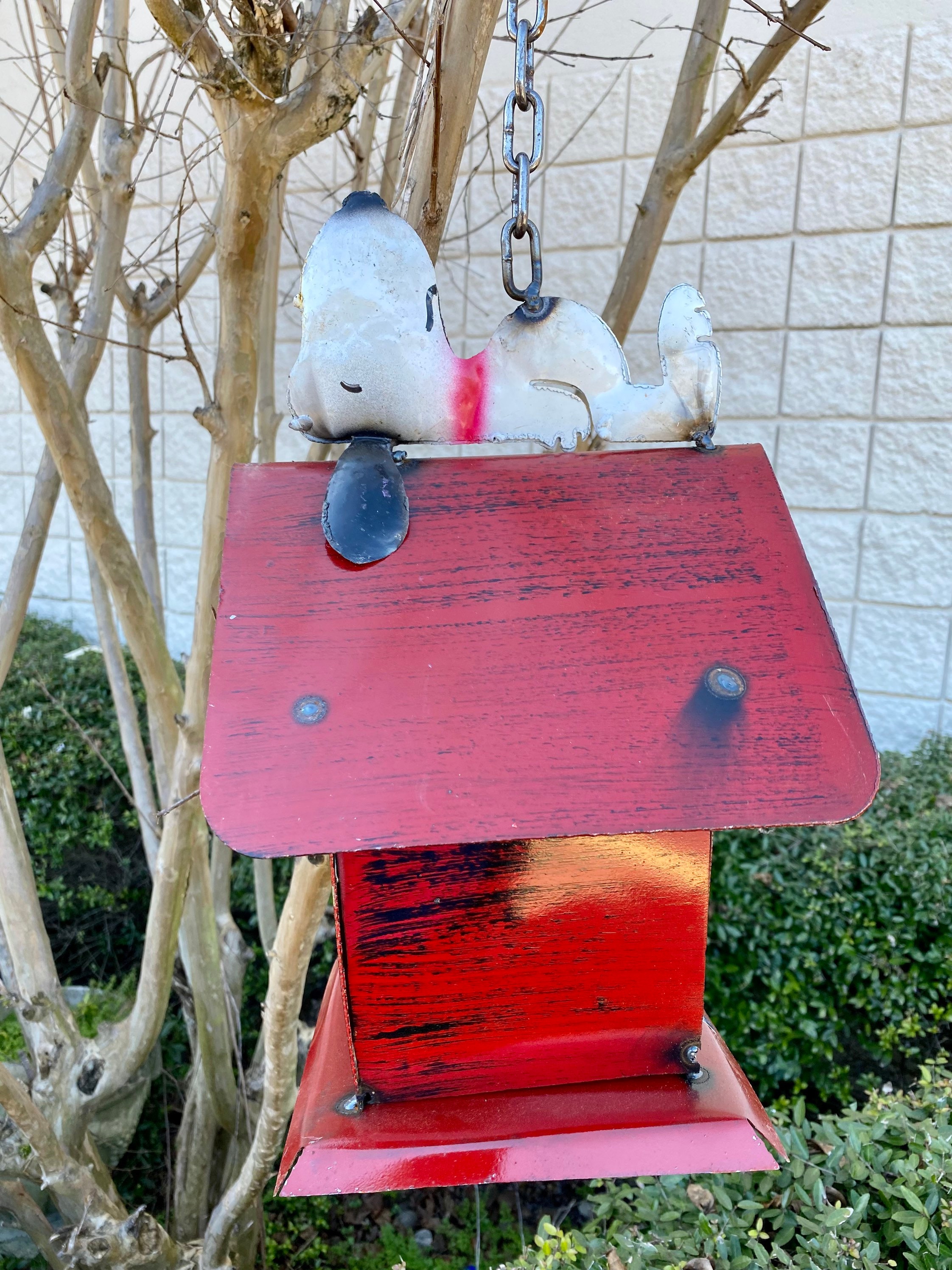 Snoopy Birdhouse Metal - Etsy
