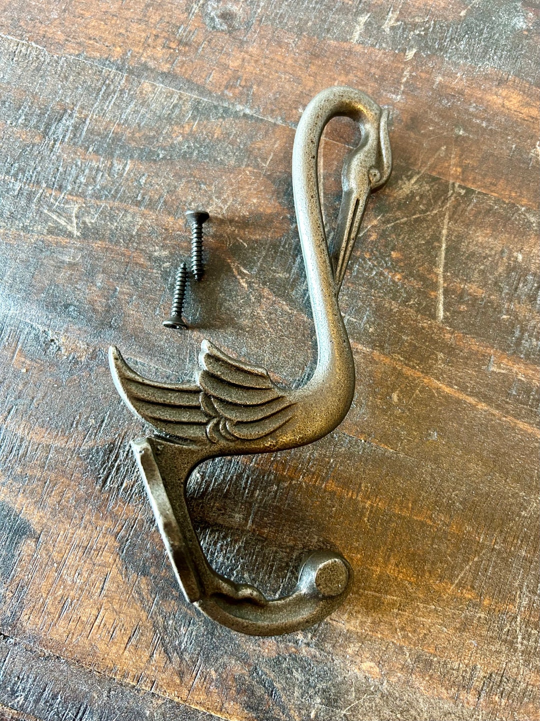 Elegant Swan Wall Hook Cast Iron - Etsy