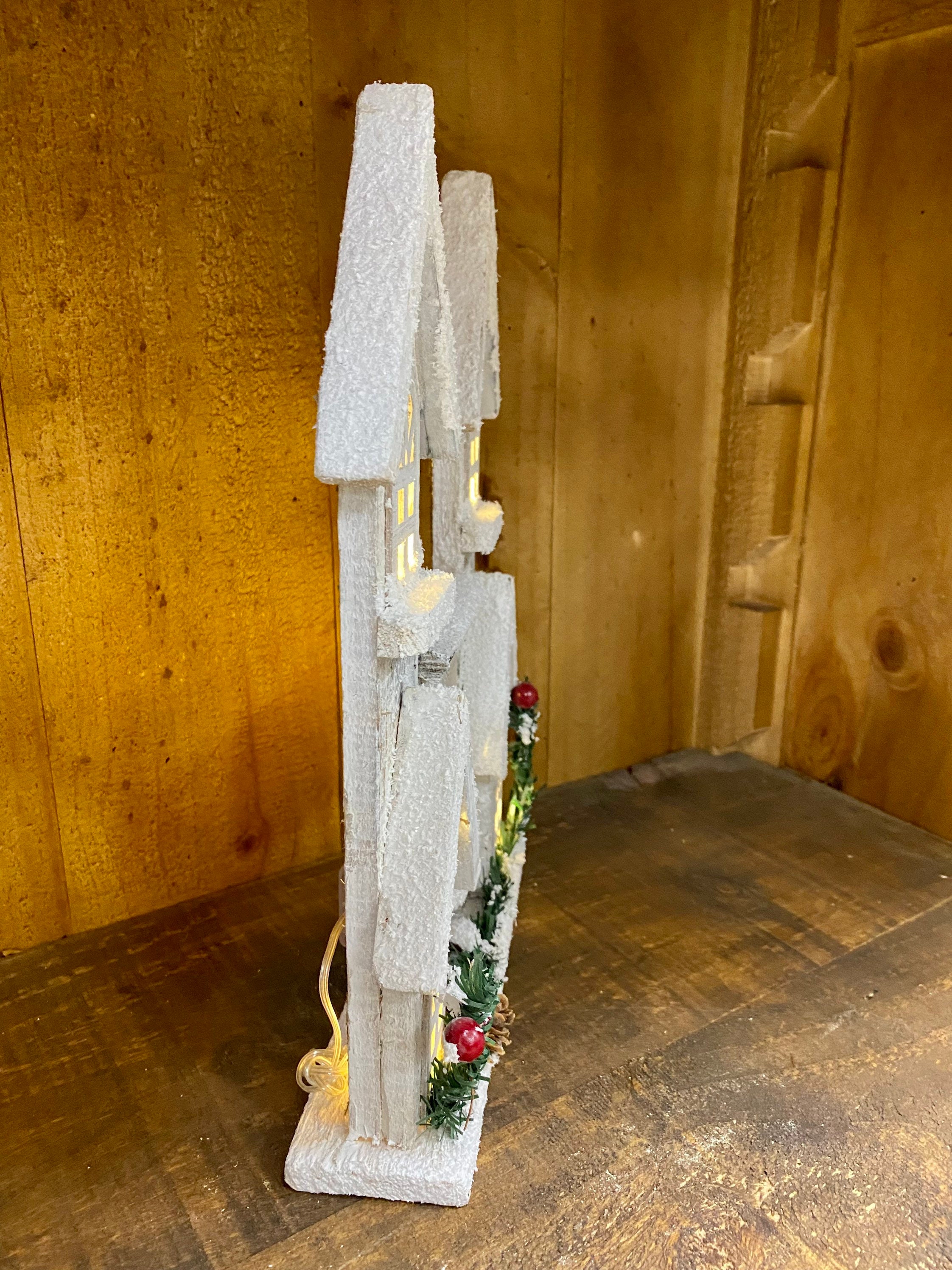 Slim Lighted Wooden Church - Etsy