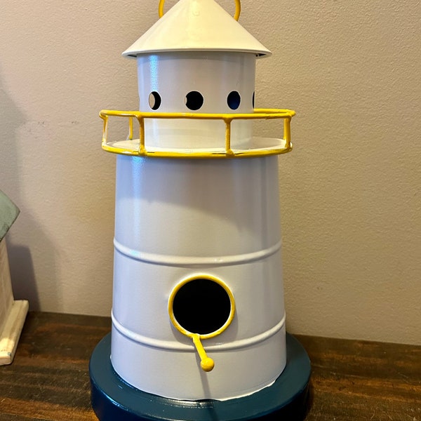 Lighthouse Birdhouse - Etsy