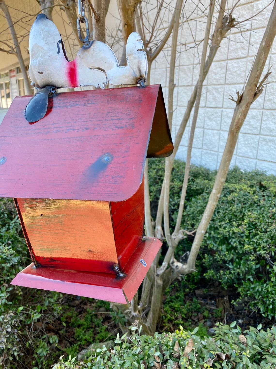Snoopy Birdhouse Metal | Etsy