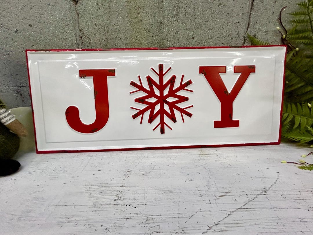 Joy Christmas Sign - Etsy