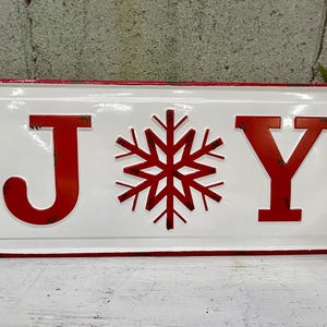 Joy Christmas Sign - Etsy