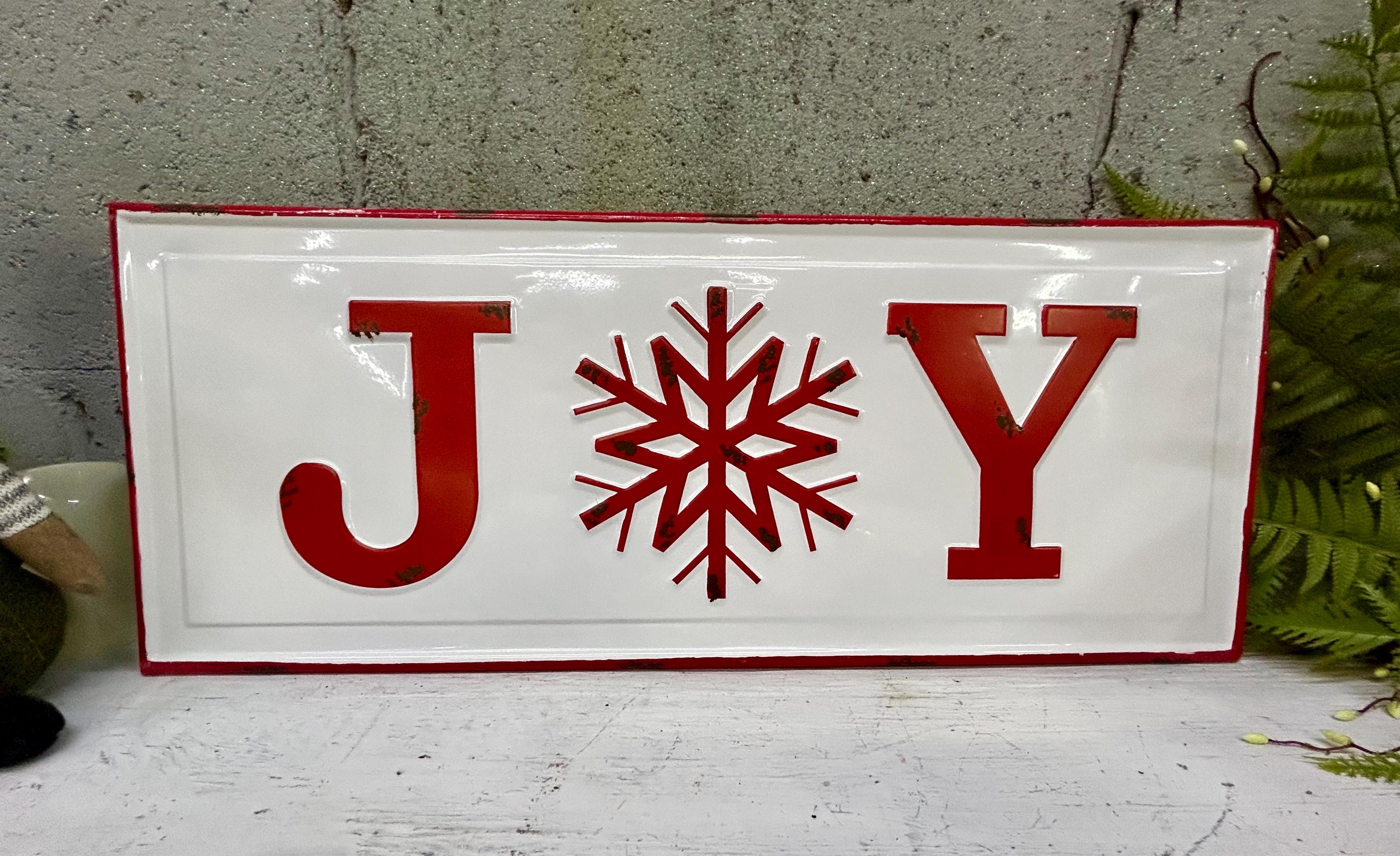 Joy Christmas Sign - Etsy