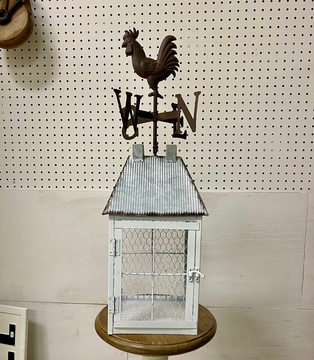 Chicken Wire Rooster Lantern - Etsy