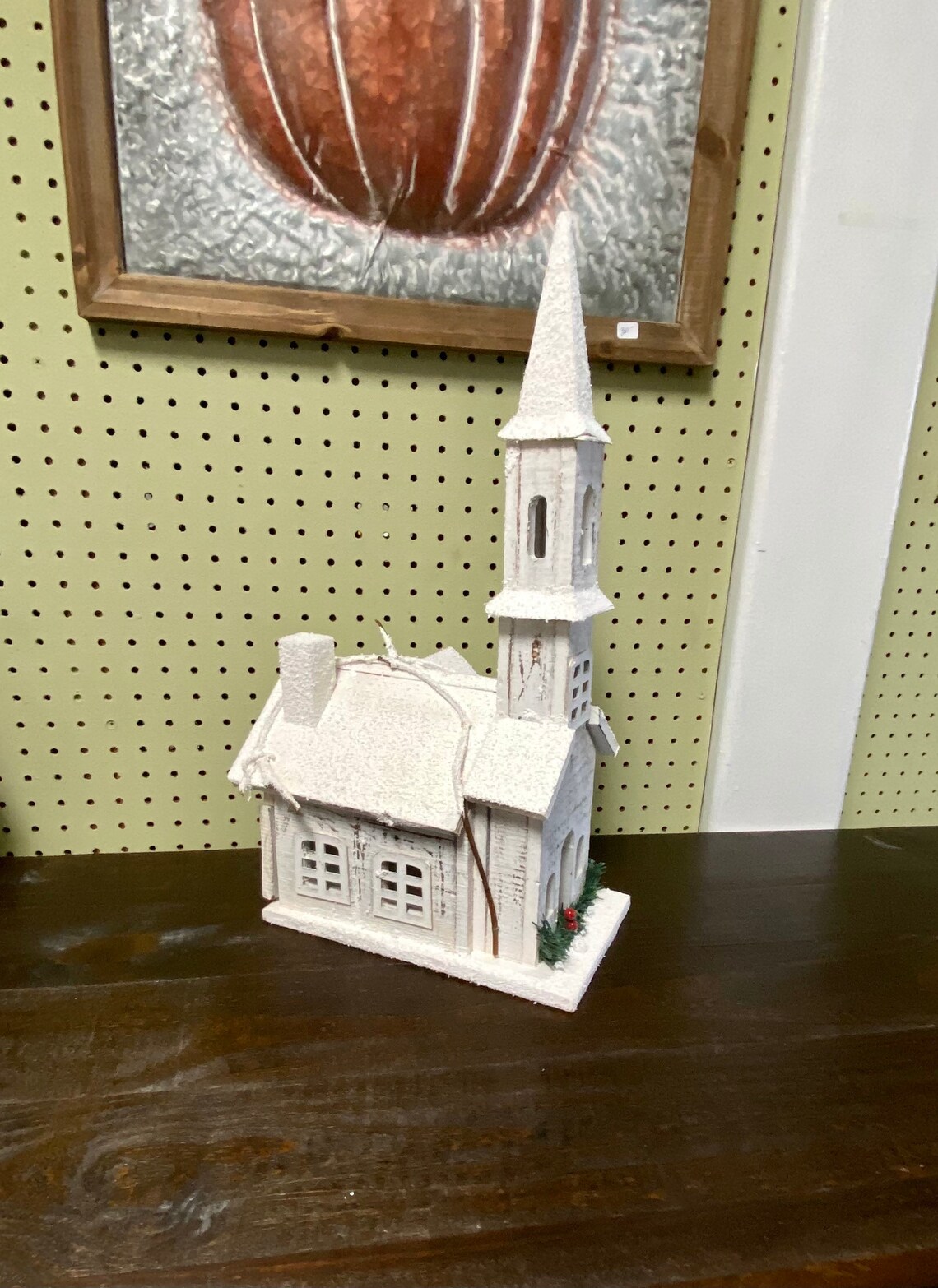 Small Town Country Church Lights Up - Etsy