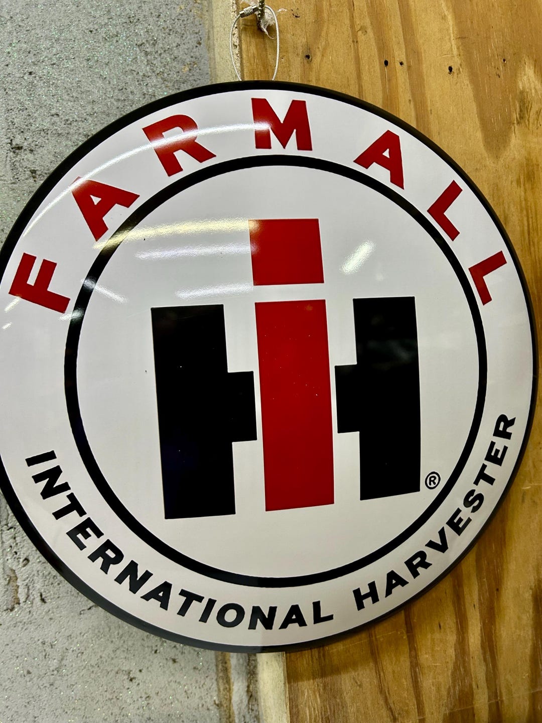Farmall International Harvester 16 Inch Button Sign - Etsy