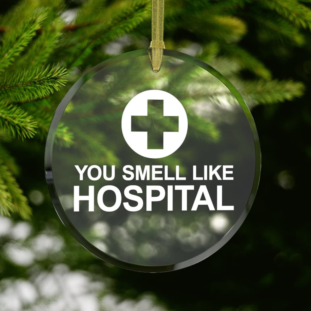 St. Mary's Smelly Hospital Glass Ornament Jen Shah / - Etsy