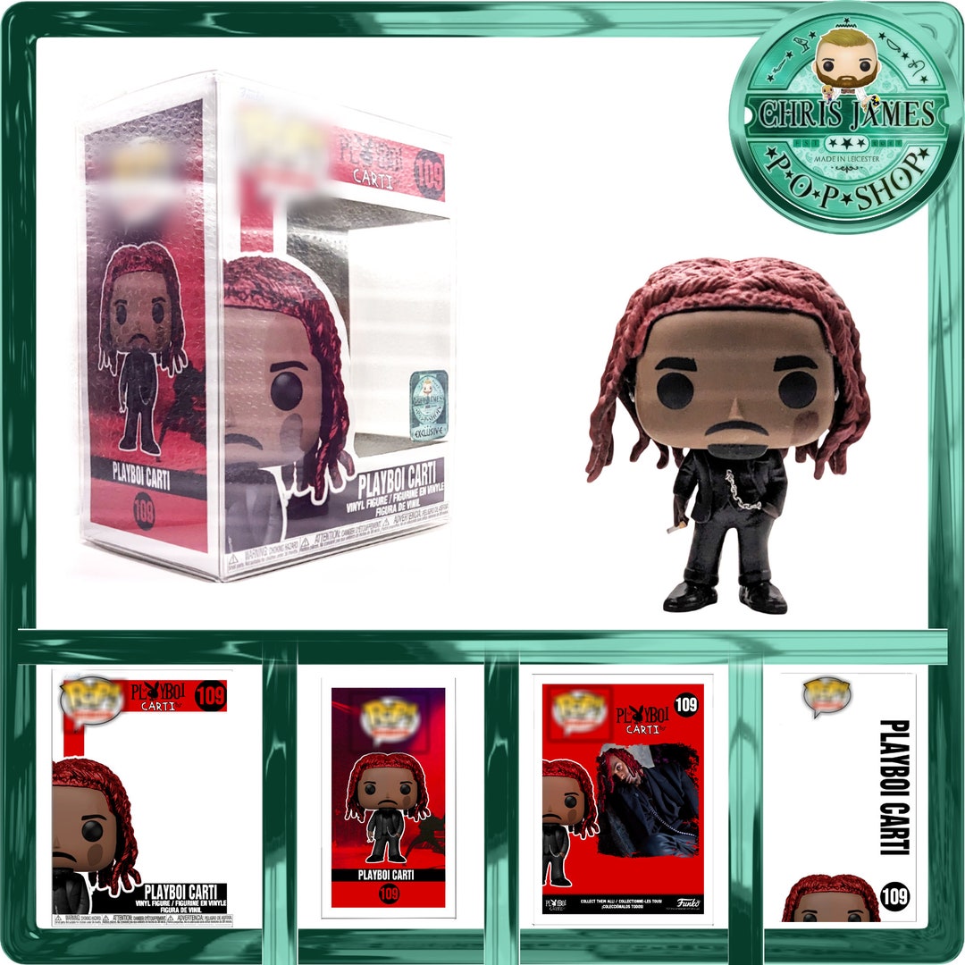 Playboi Carti / Figura Pop / Pintado a mano / Chris James Pop Shop ...