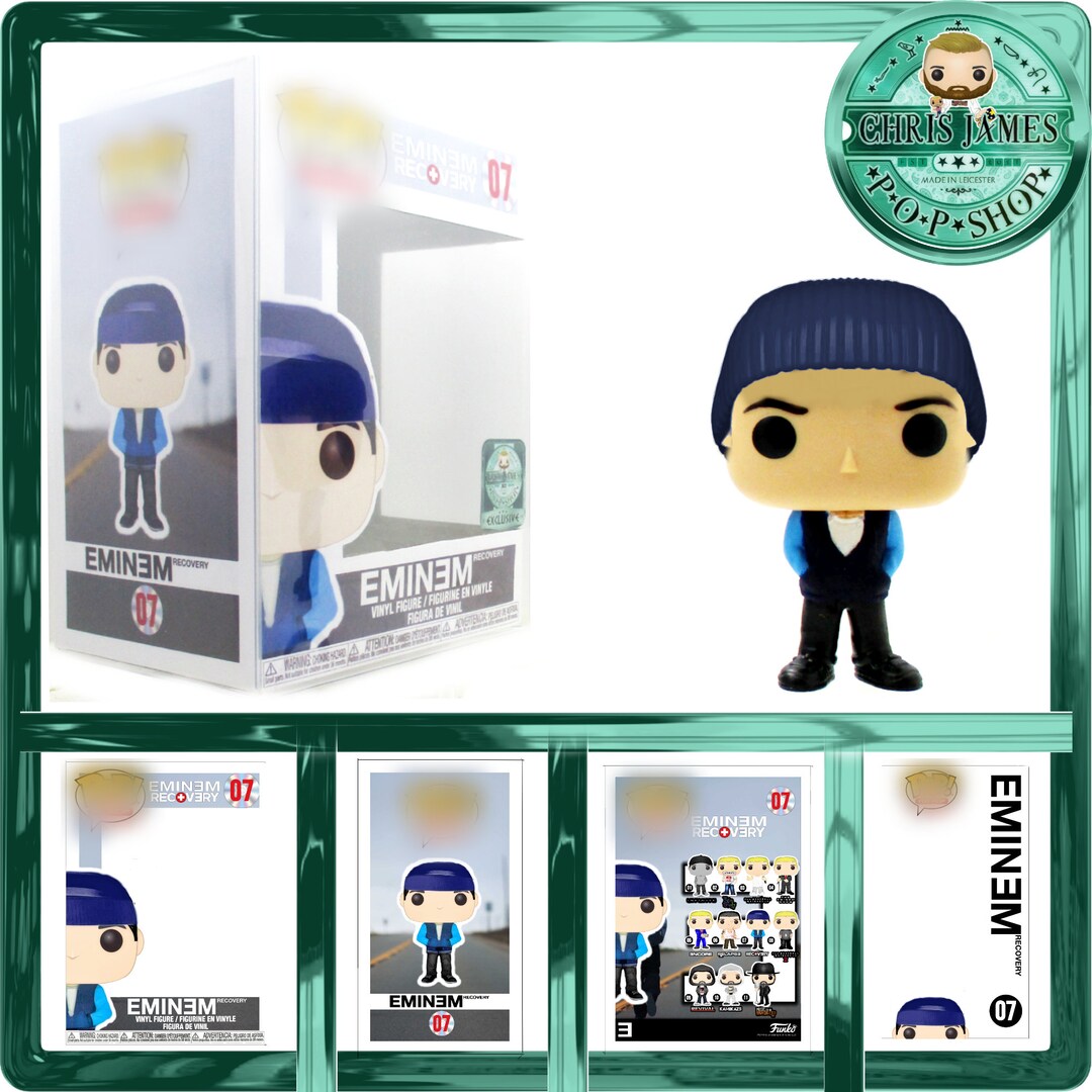 Eminem Recovery Pop Figure Hand-painted Chris James Pop Shop MTO - Etsy