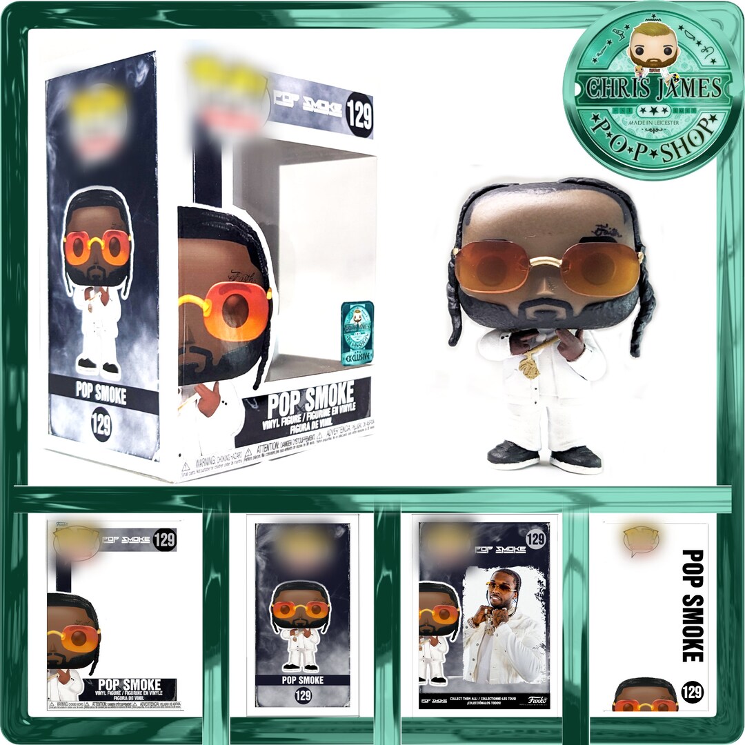 Pop Smoke Pop Figure Hand-painted Chris James Pop Shop MTO - Etsy