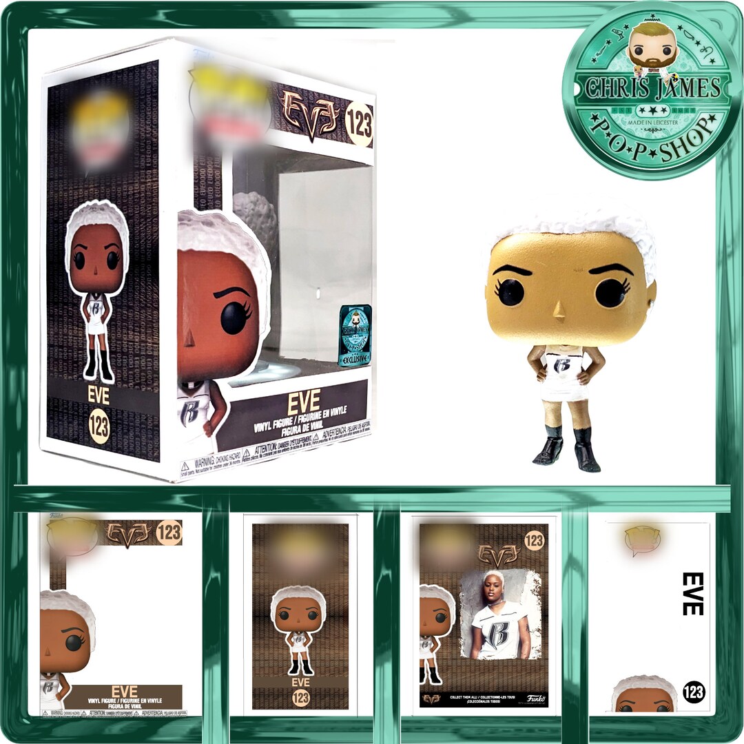 Eve Pop Figure Hand-painted Chris James Pop Shop MTO - Etsy