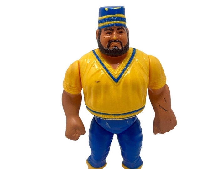 WWF Akeem Hasbro Wrestling Figure WWE 1990 Series 1 the African Dream ...