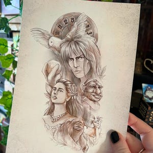 Labyrinth Inspired Fan Art Print - Etsy