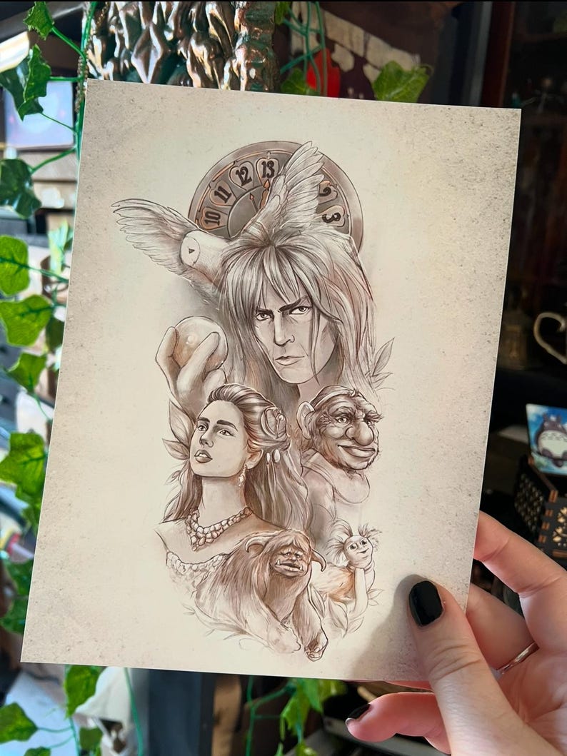 Labyrinth Inspired Fan Art Print - Etsy