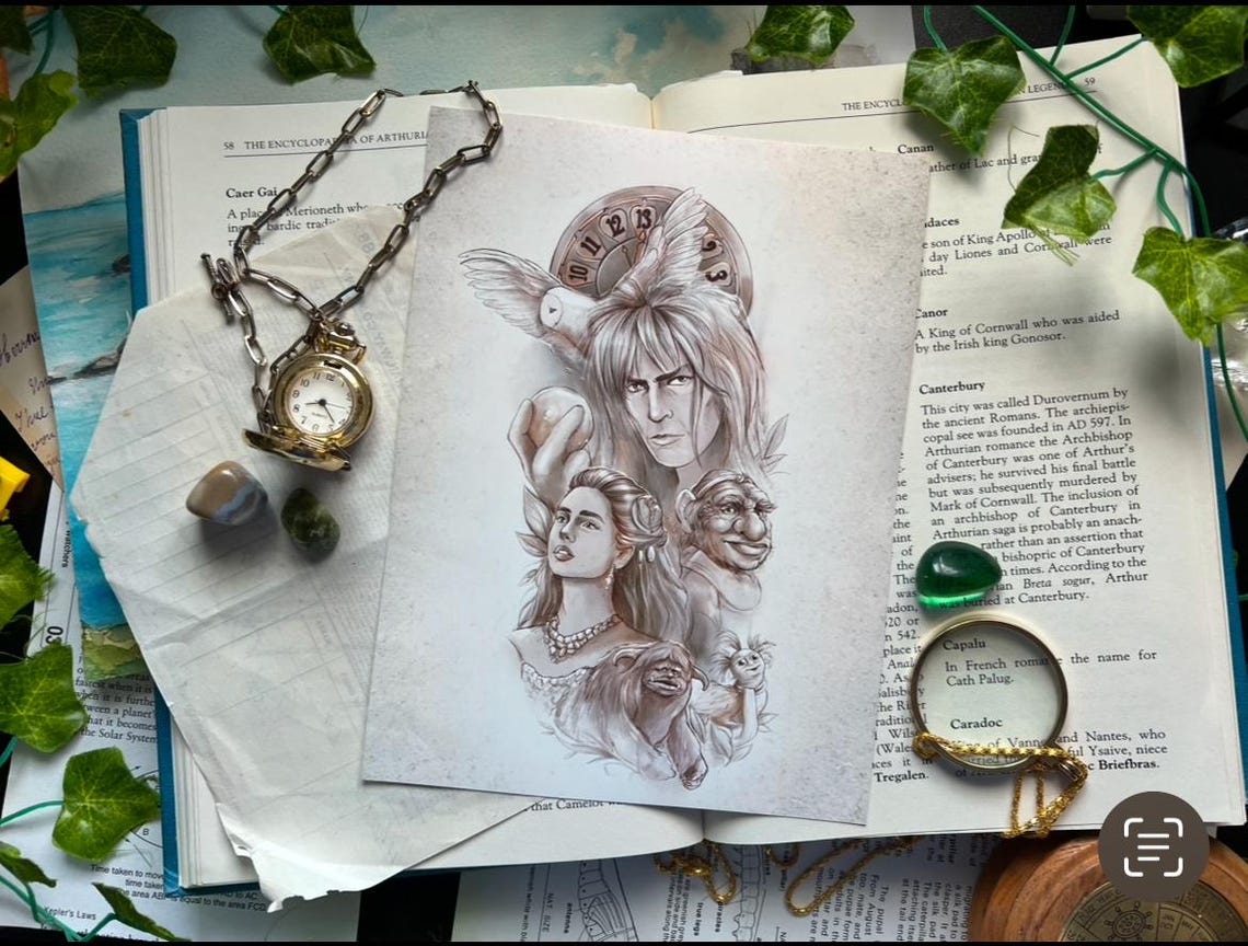Labyrinth Inspired Fan Art Print - Etsy