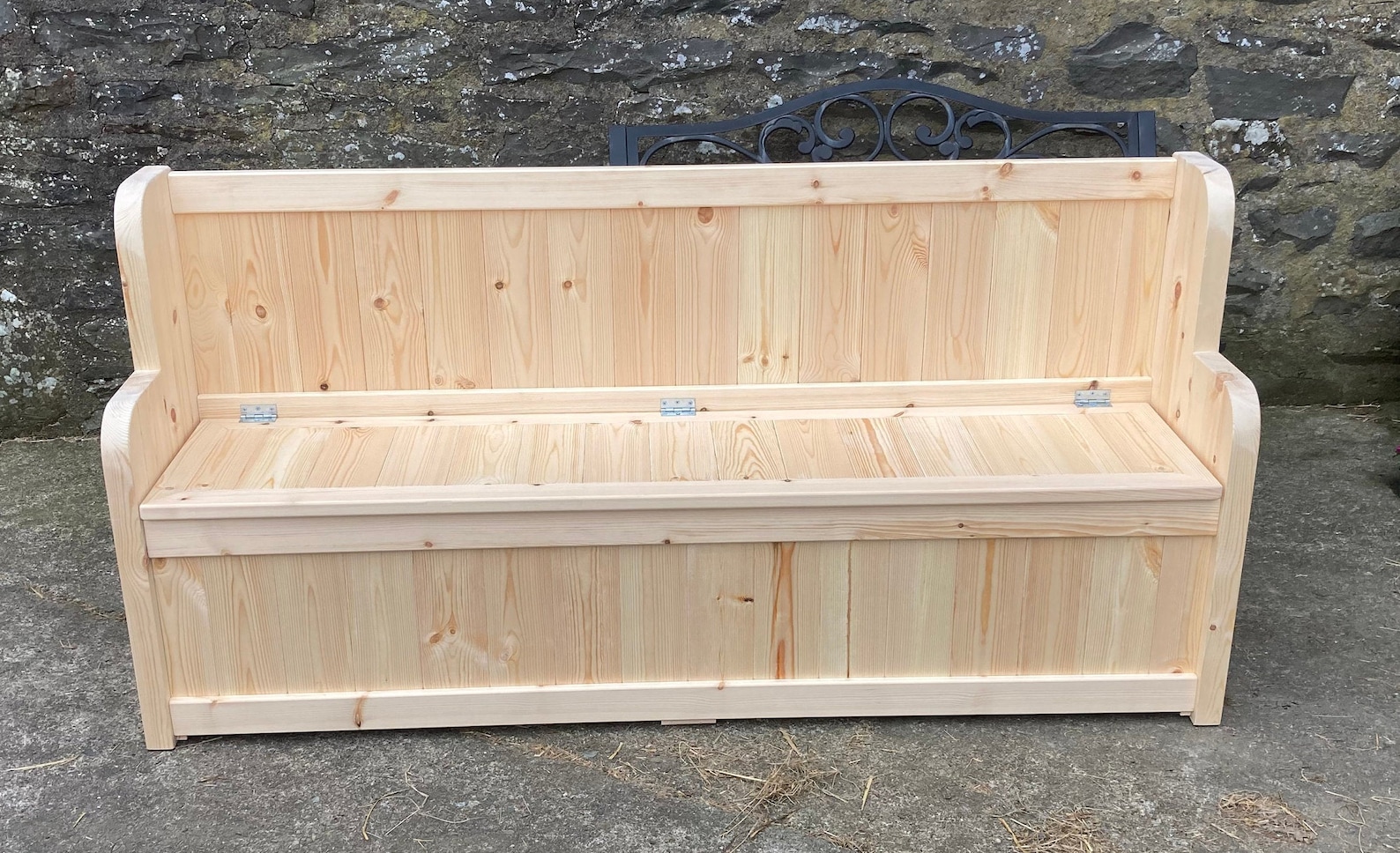 Monks Bench Settle Hand Made - Etsy UK