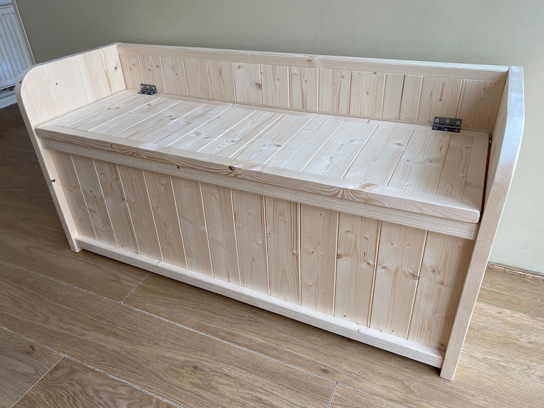 Bench Storage Box Seat - Etsy UK