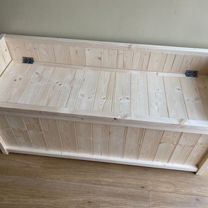 Bench Storage Box Seat - Etsy UK