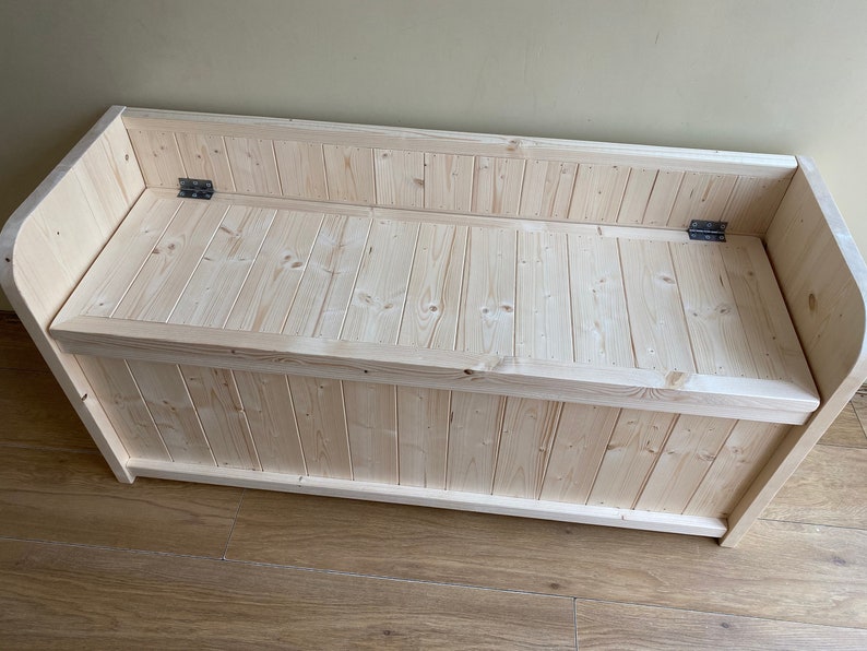 Bench Storage Box Seat - Etsy UK