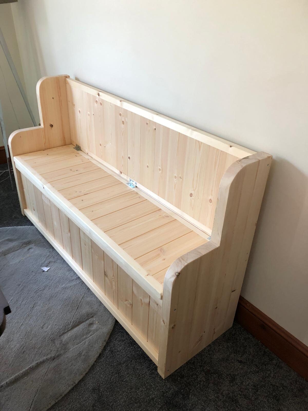 Monks Bench Settle Hand Made - Etsy UK