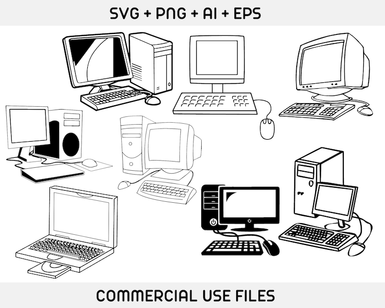 Computer Svg Laptop Svg Technology Svg Laptop Frame Svg - Etsy