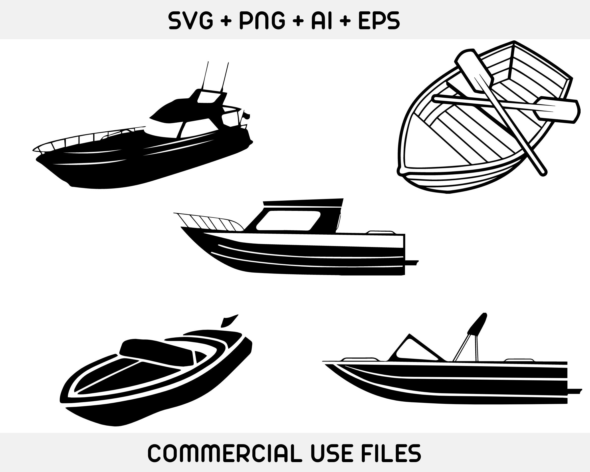 Boat Svgsailboat Svg Sailing SVG Sailboat Vector Sailboat - Etsy UK