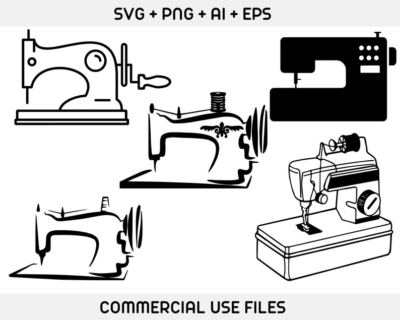 Sewing Machine Svg Seamstress Svg Tailor Svg Sewing - Etsy