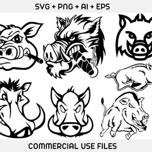 Boar SVG Bundle, Boar Face Svg,boar Vector, Boar Cut Files,boar Svg ...