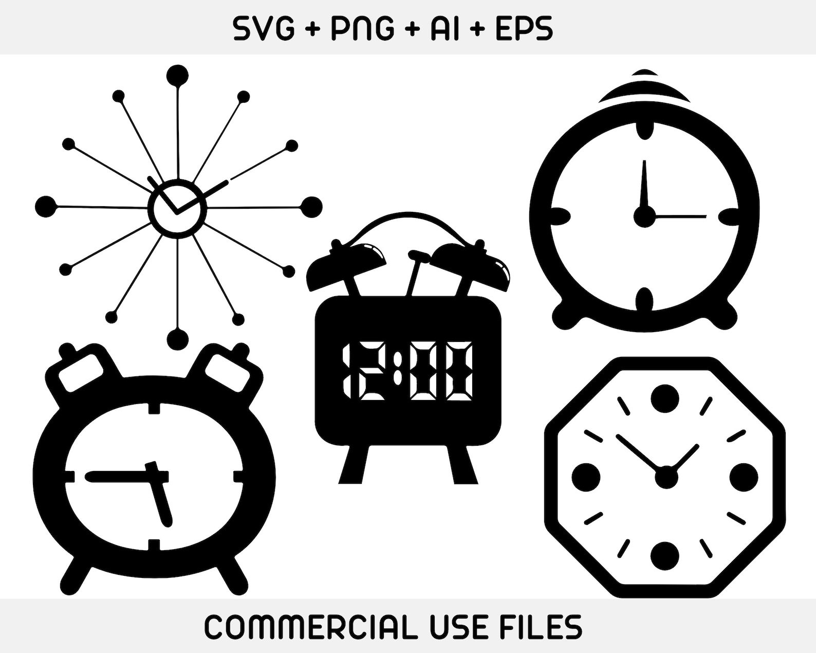 Clock Face SVG Bundle Clock Numbers Svg Clock Face Vector - Etsy