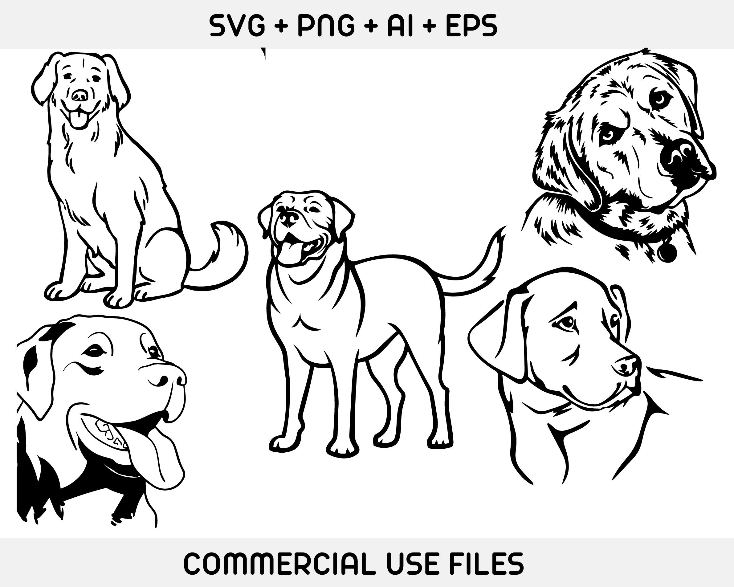 Hond Moeder Svg Bundel Hond Tekening Svg Hond Svg Hond - Etsy België