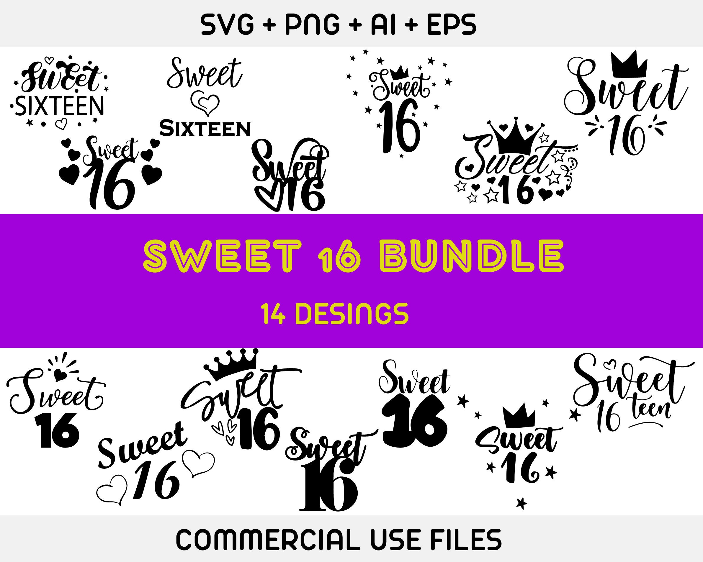Sweet Sixteen Svg 16th Birthday Svg Birthday Queen Svg 16 - Etsy Australia