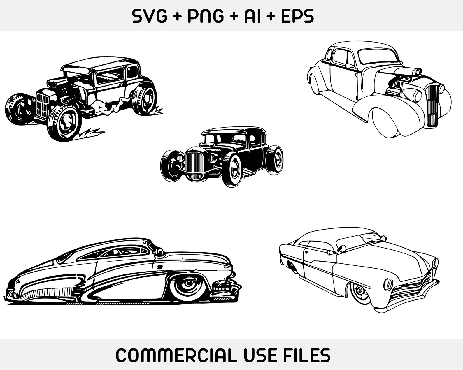 Retro Cars SVG Bundle Retro Car Silhouette Svg Classic Car - Etsy Australia