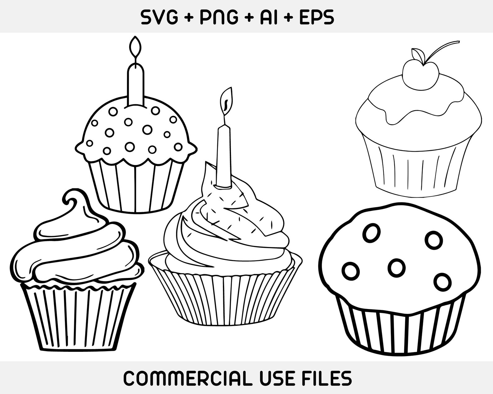 Cakes Svg Birthday Svg Dessert Svg Baking Svg Wedding Svg - Etsy
