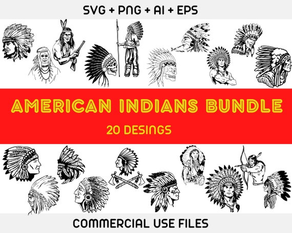 Native Svg Native American Svg Headdress Svg War Bonnet - Etsy