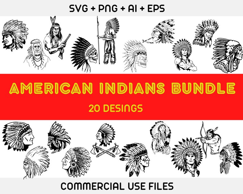Native Svg Native American Svg Headdress Svg War Bonnet - Etsy
