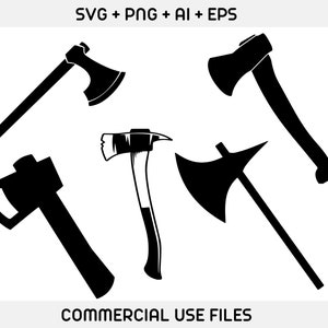 Wood Cutting ,axe Clipart, Axe SVG, Crossed Axes SVG, Hatchet ...