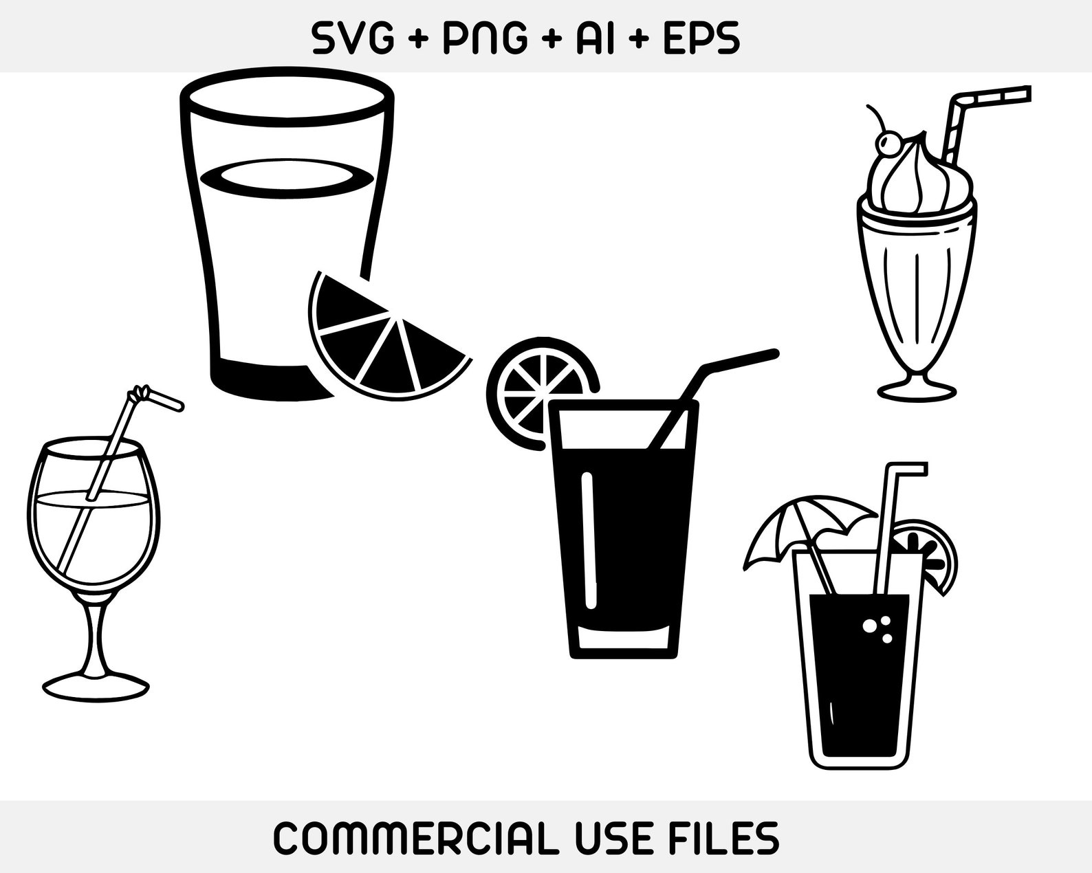 Cocktails SVG, Cocktail Party SVG, Cocktail Clipart, Cocktail SVG ...