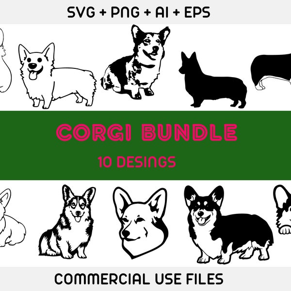 Corgi Svg - Etsy