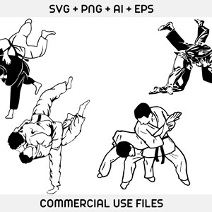 Judo Svg,judo SVG Files,sports Svg,judo Clipart,judo Silhouette,karate ...