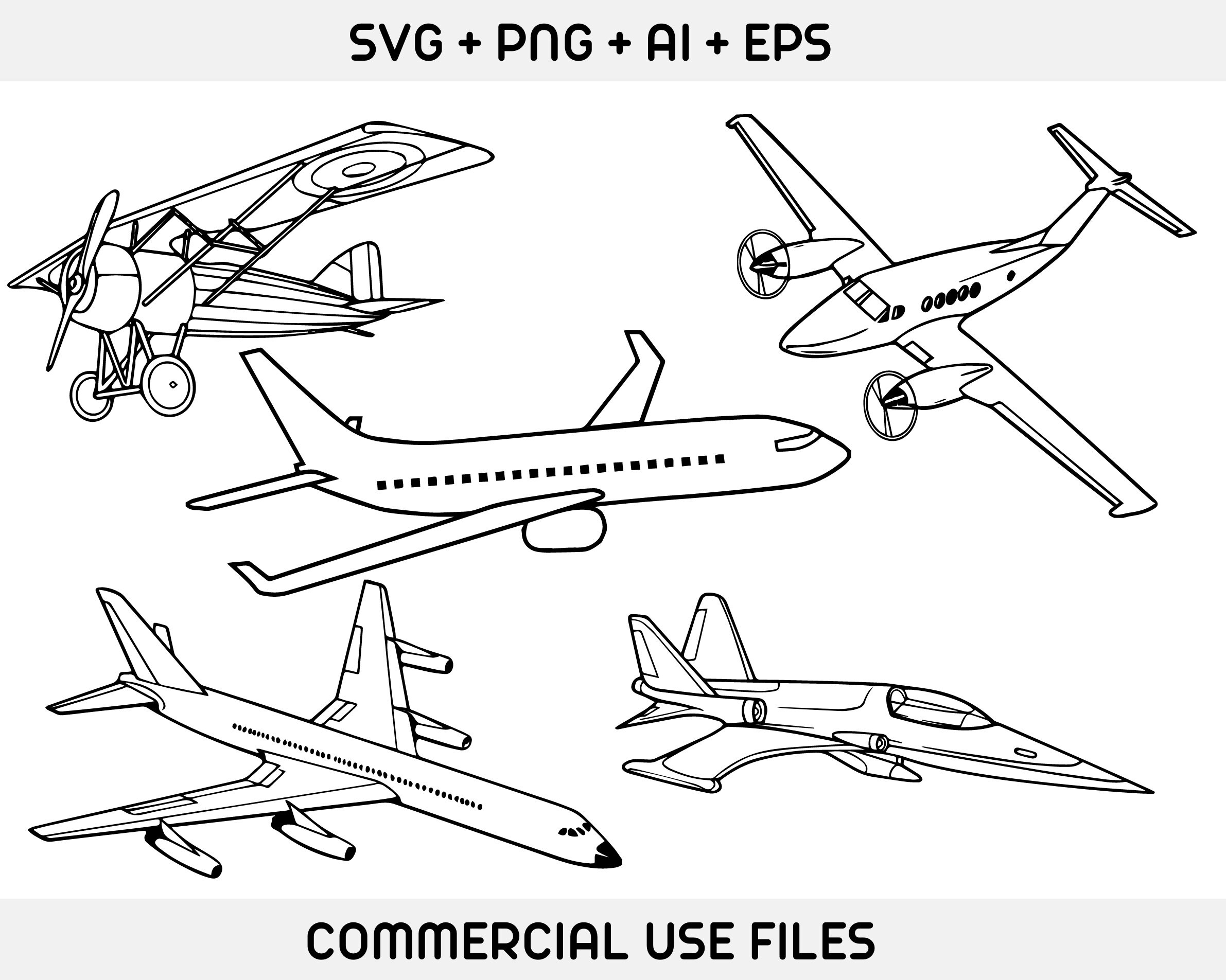 Airplane Svg Biplane SVG War Plane Svgmilitary Plane - Etsy Canada