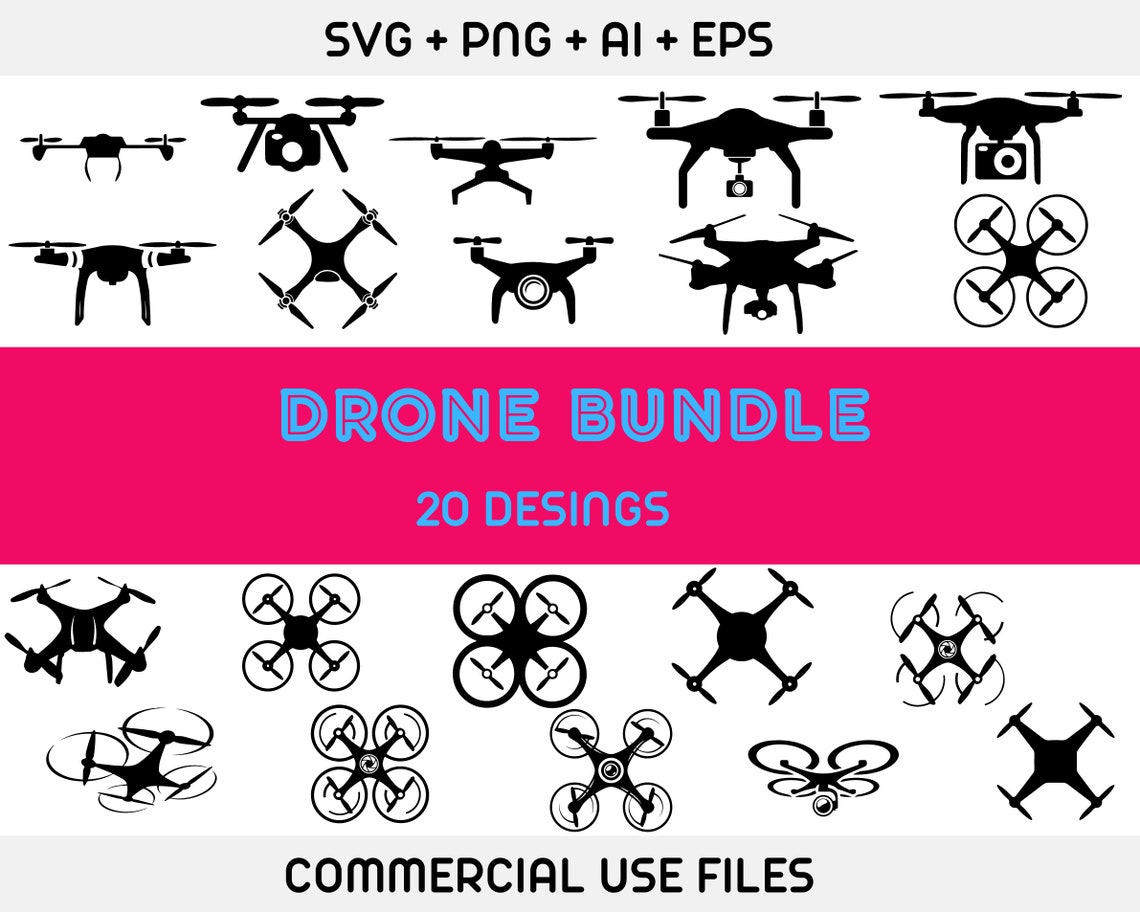 Drone Svg Cricut Drone Pilot Svg Drone Svg Bundle Drone Png - Etsy