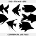 Fish Svg,fish Svg Bundle, Fishing SVG, Fish Clipart, Fishing Clipart ...