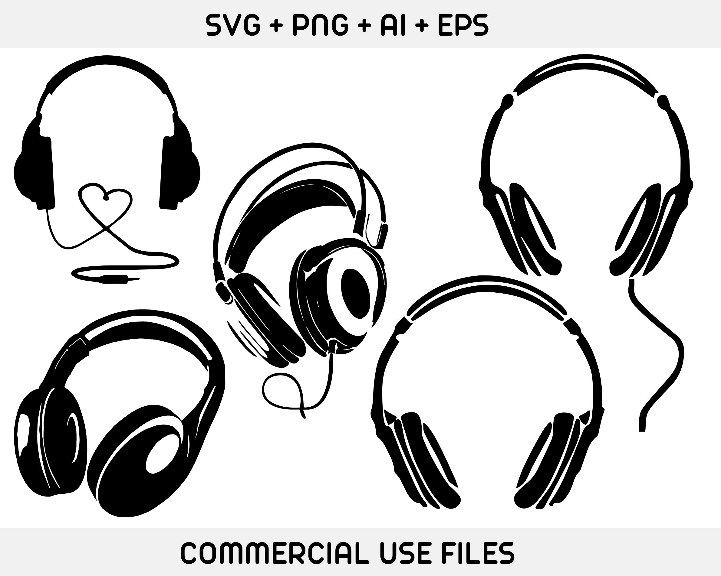 Headphone Svg Headset Svg DJ Svg Music Svgheadphones - Etsy Canada