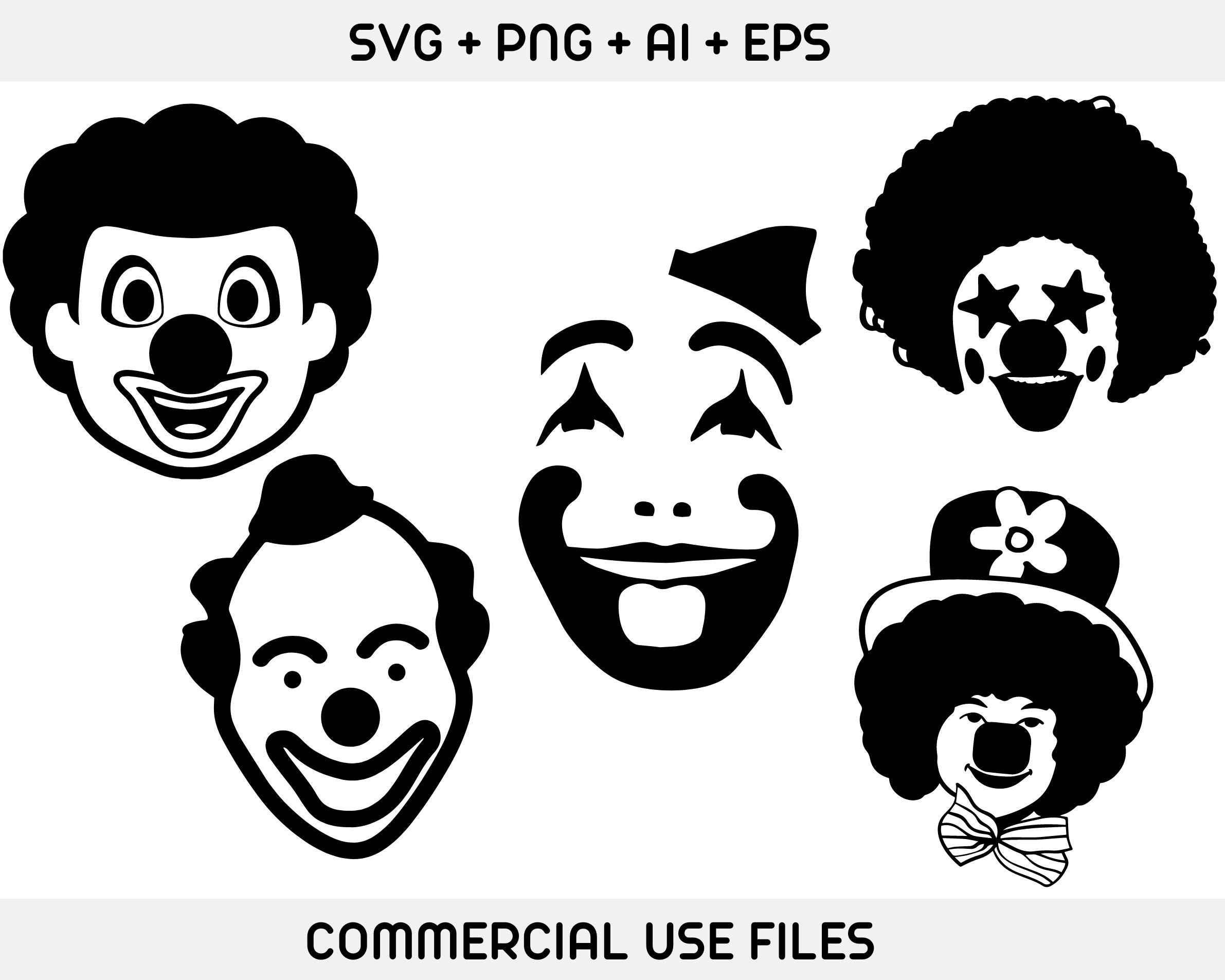 Clown Svg Clown Png Clown Clipart Clown Vector Party Hat - Etsy Israel