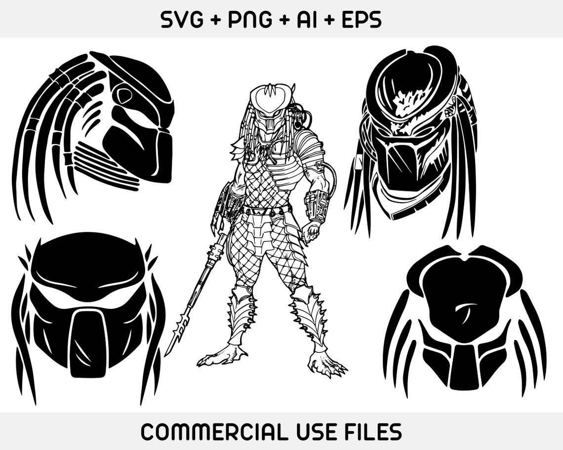 Predator Svg Bundlepredator SVG Predator Clip Art - Etsy UK